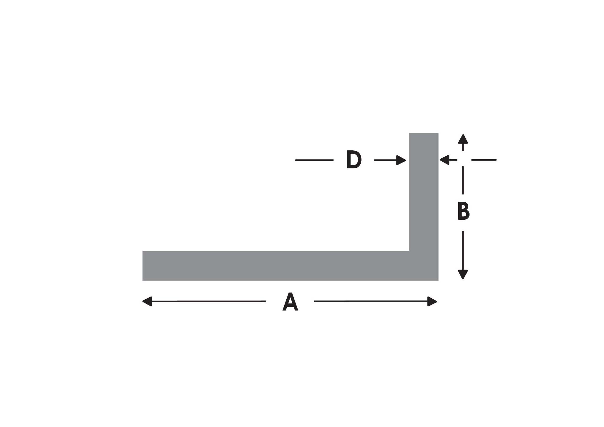 Winkelprofil EN AW-6060 Winkelprofil EN AW-6060