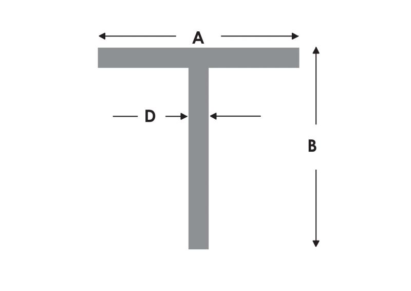 T bar EN AW 6060 | T Profil | Comhan T bar EN AW 6060 | T Profil | Comhan