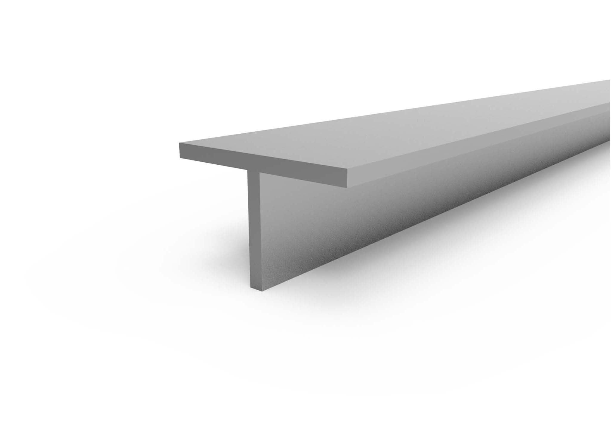 T-Profiel EN AW-6060 | Aluminium T-profiel | Comhan T-Profiel EN AW-6060 | Aluminium T-profiel | Comhan